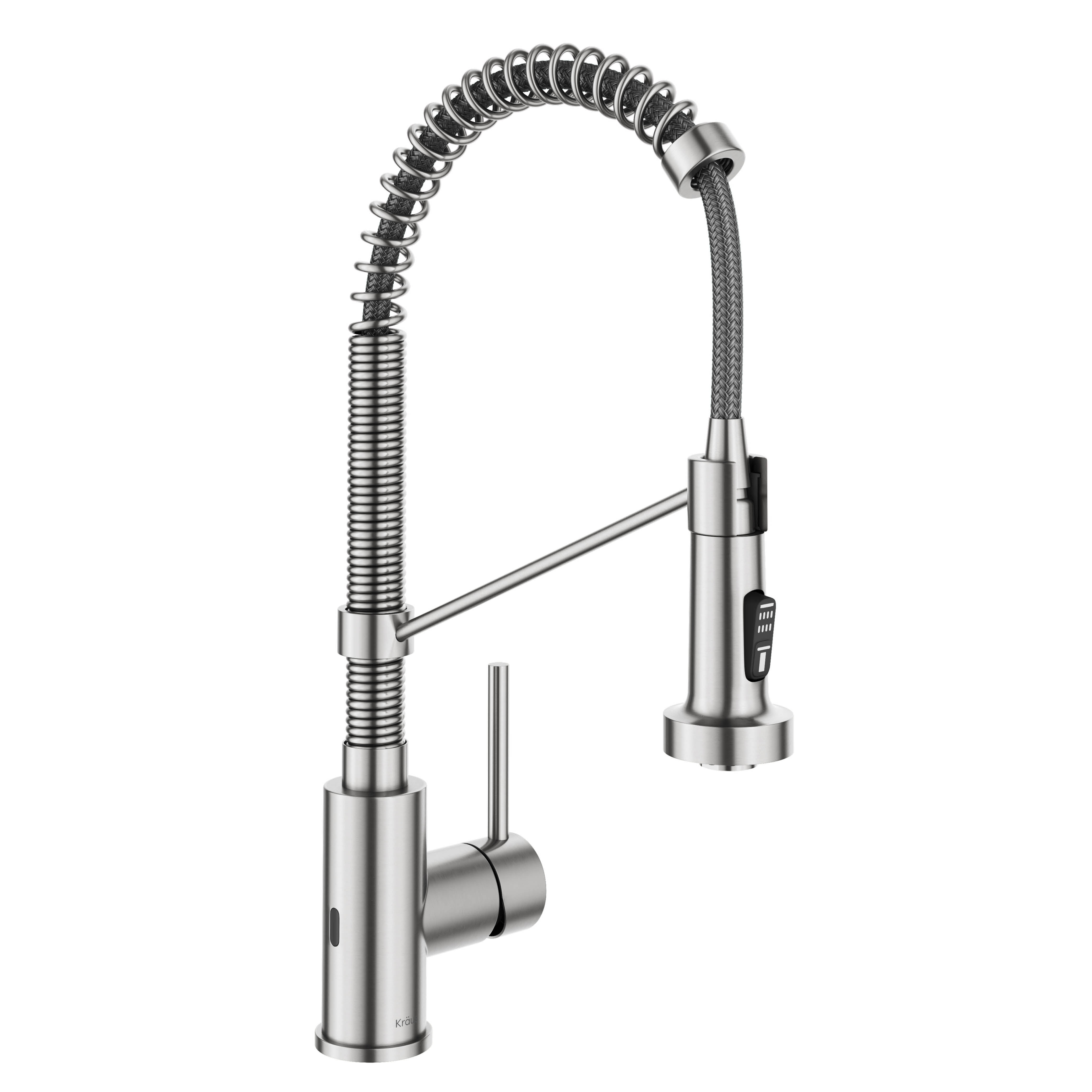 Kraus Bolden 18-Inch Touchless Sensor Pull-Down Kitchen Faucet, Modern ...
