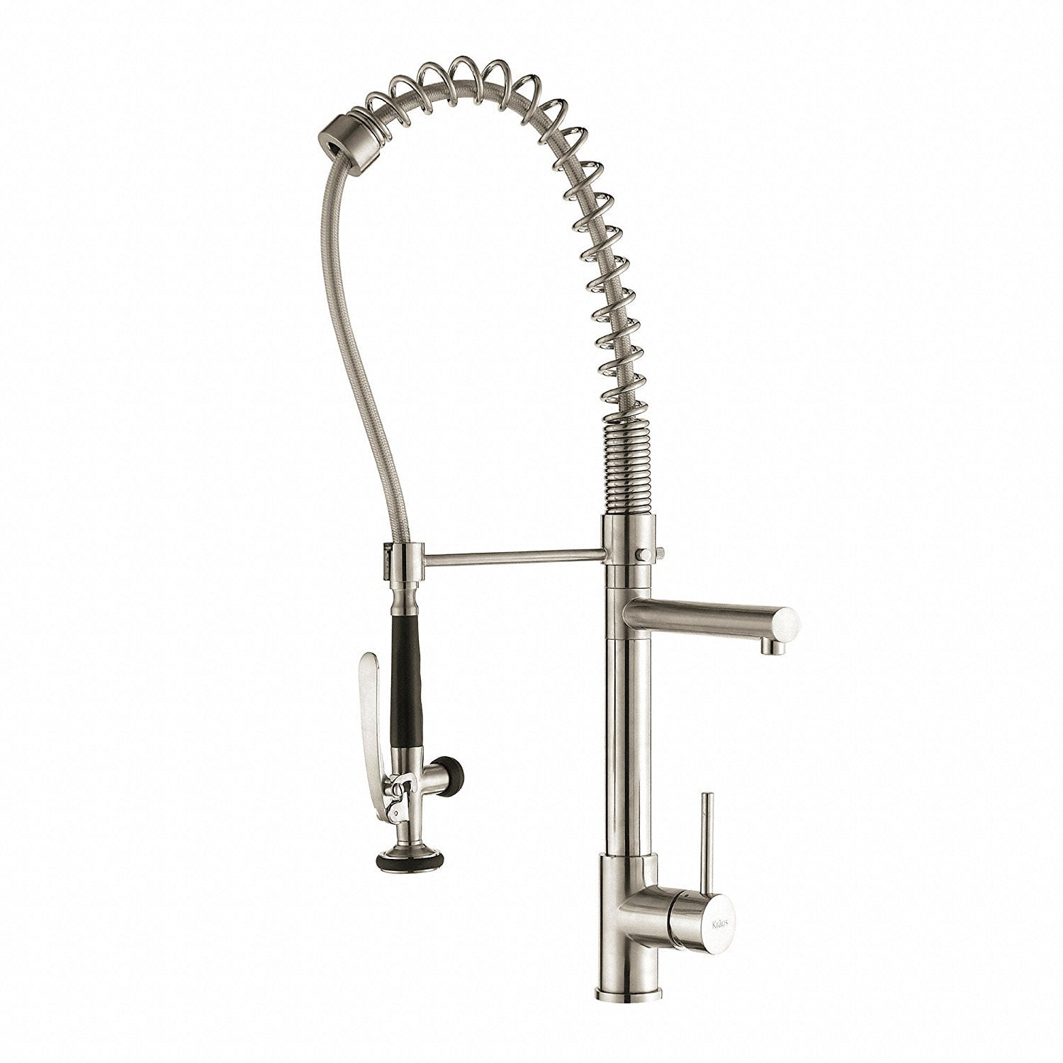 Kraus Commercial Style Single Handle Pull Down Pre-Rinse Sprayer ...