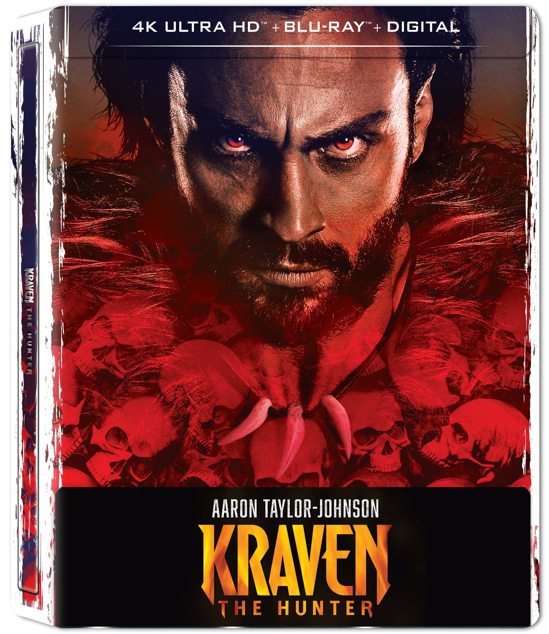 Columbia Pictures Steelbook Kraven The Hunter 4K UHD + Blu-ray Digital ...