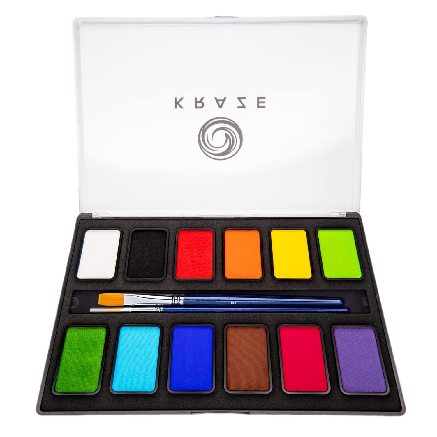 Kraze FX Basic Party Professional Face Paint Palette (12 x 10 ) - Water Activated ...