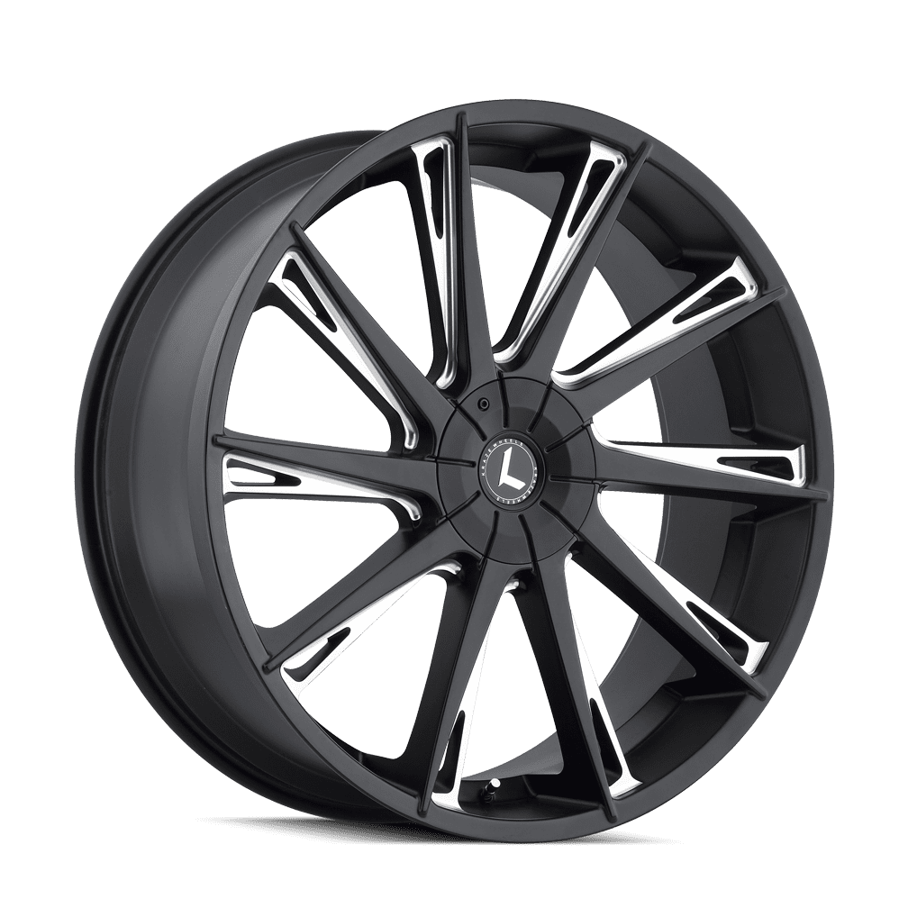 Kraze Swagg-Kr144 24X9.5 5X127/5X139.7 18Et 87Cb Black/Milled - Walmart.com