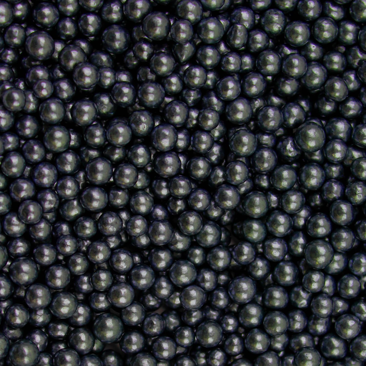 Krazy Black Pearl 4mm Sprinkle Beads - (1/2 cup 1x Jar) | for Baking ...