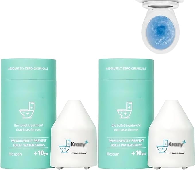 Krazy Clean Toilet Cleaner, Krazy Clean Pro 10 Year Toilet Bowl ...