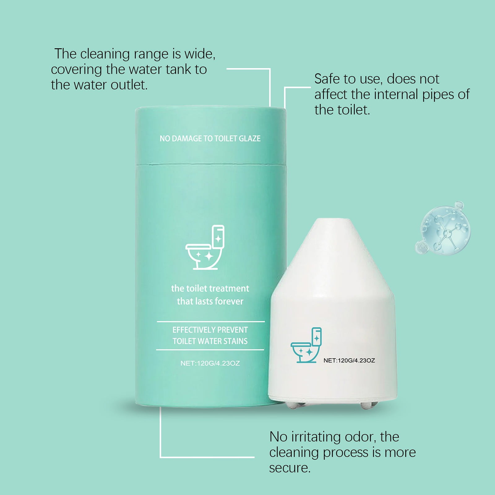 Krazy Clean Toilet Cleaner Tablets – Quick & Easy Toilet Bowl Cleaning ...