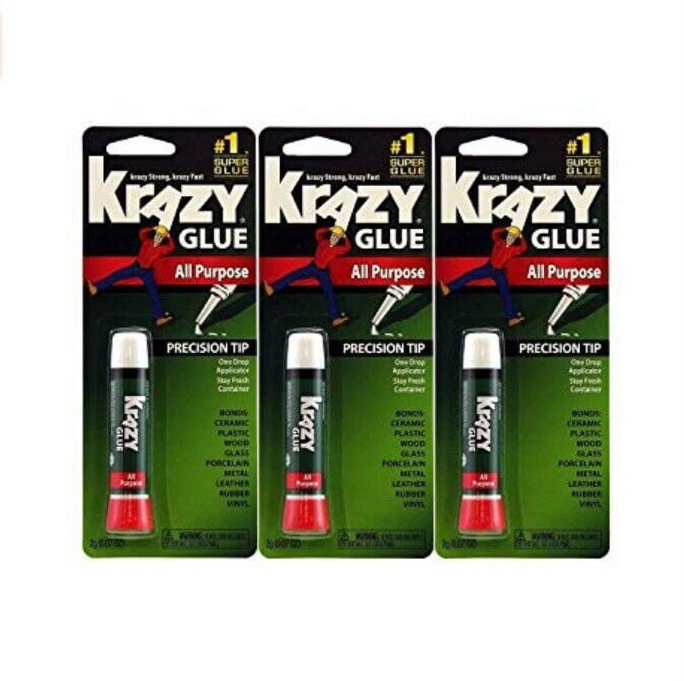 Krazy Glue Elmer's Original Crazy Super Glue All Purpose Instant Repair ...
