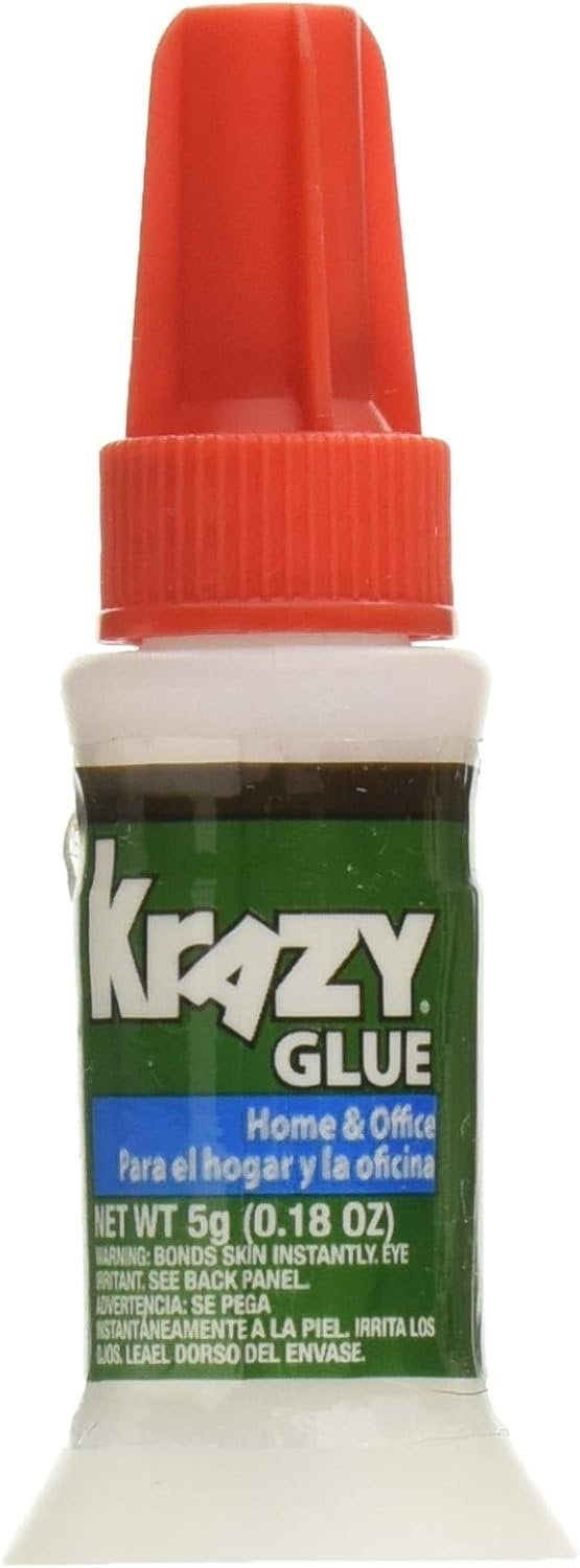 Krazy Glue Home and Office Brush-On Glue, 0.18 oz Pack of 6 - Walmart.com