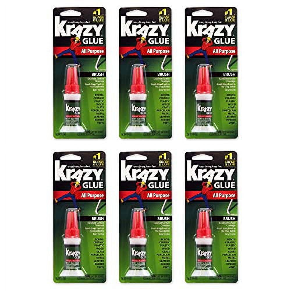 Krazy Glue KG92548R Instant Krazy Glue 0.18-Ounce All Purpose Brush ...