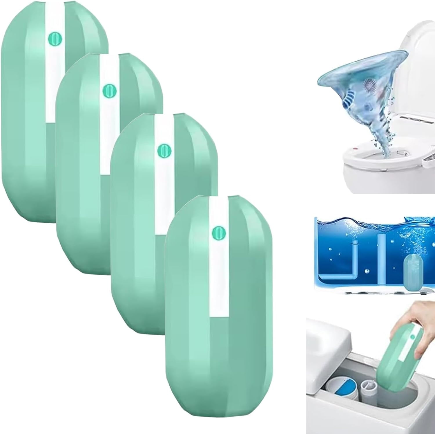 Krazy Klean Toilet Cleaner, Krazy Clean Pro 10 Years, Automatic Long ...