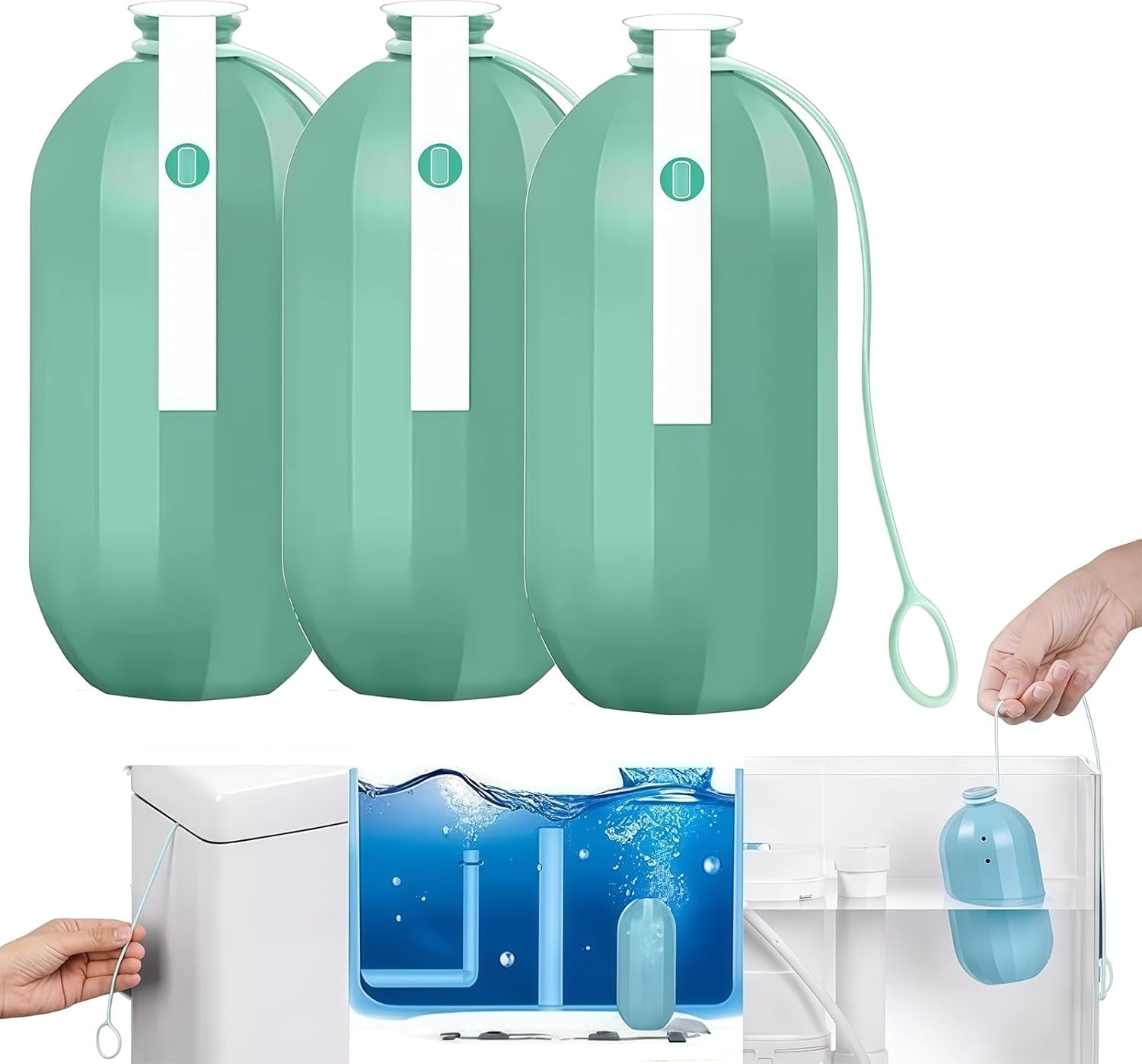 Krazy Klean Toilet Cleaner, Krazy Clean Pro 10 Years Toilet Bowl ...