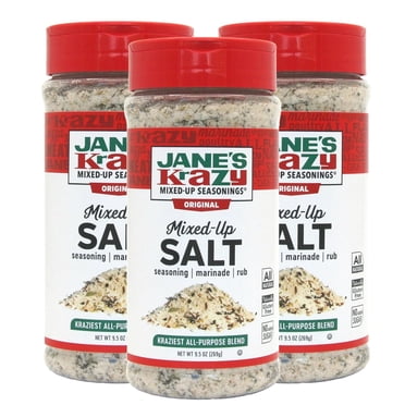 Janes Krazy Mixed Up Seasoning Salt, 4 Ounce with Herbs, Spices ...