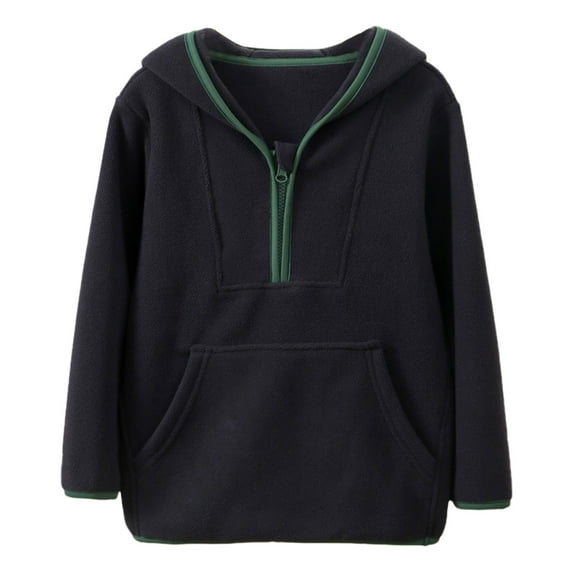Krdevn Boys Girls Winter Lined Hoodie Kid's Fleece Pullover Hooded ...