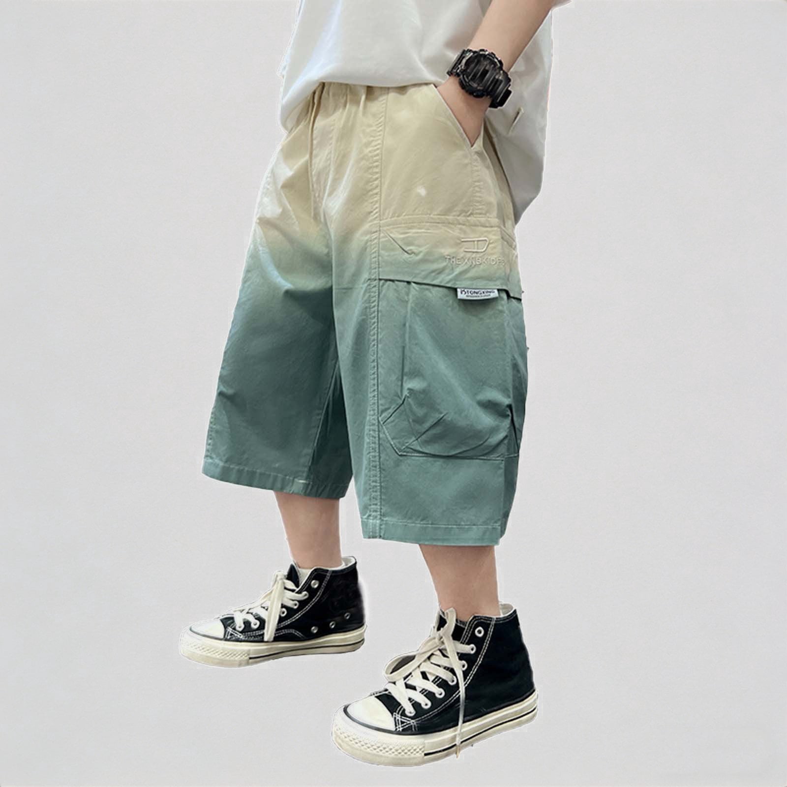 Krdevn Summer Boys' Slim Fit Pants with Changing Colors In The ...