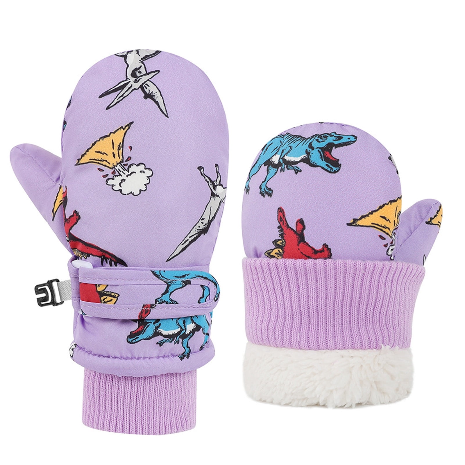 Krdevn Toddler Kids Winter Mittens, Waterproof Ski Gloves for Boys ...
