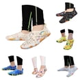 Krdevn Unisex Kids Letter Print Hook Loop Non Barefoot Water Shoes ...