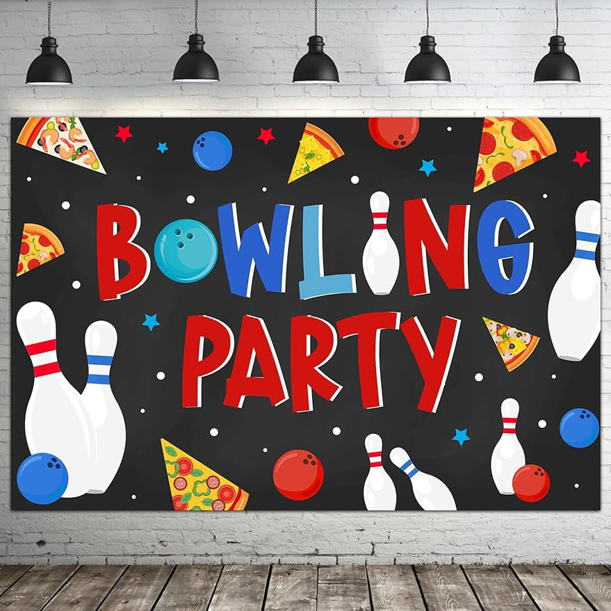 Kreatwow Bowling Party Backdrop Bowling Birthday Party Decoration ...
