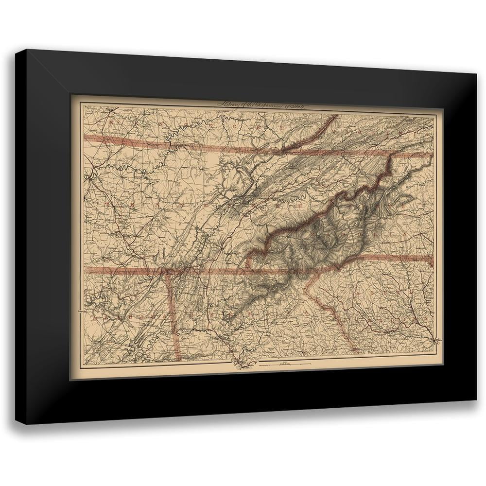 Krebs 14x11 Black Modern Framed Museum Art Print Titled - Eastern ...