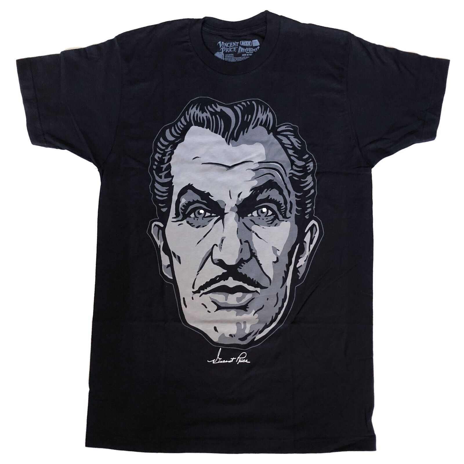 Kreepsville 666 Vincent Price Classic Face Gothic Horror Mens Black T ...