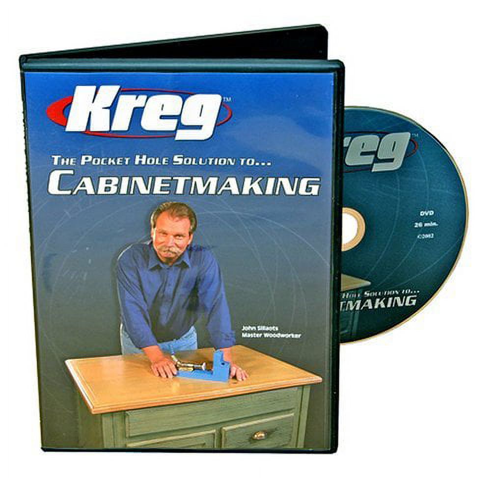 Pre-Owned Kreg V03-DVD Pocket Hole Jig Joinery DVD, Cabinet Making K4 ...