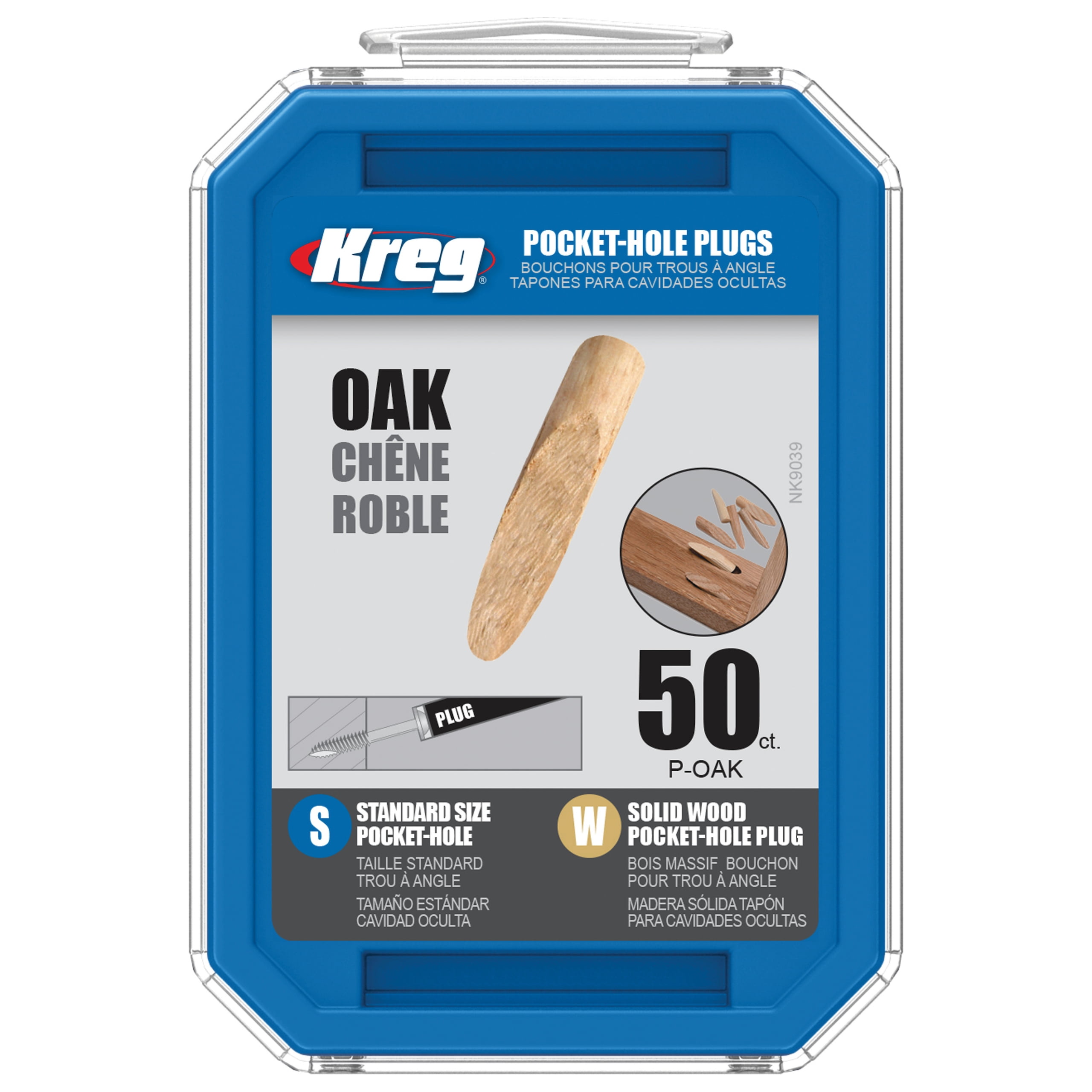 Kreg Wood Oak Wood Plugs 1-1/2 in. Brown 50 pk - Walmart.com