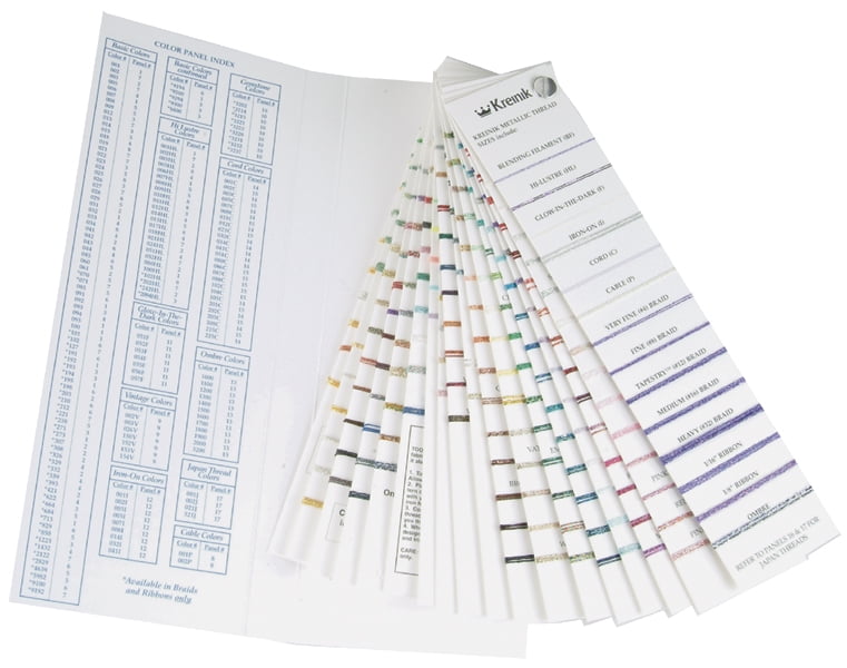 Kreinik Metallic Color Card- - Walmart.com