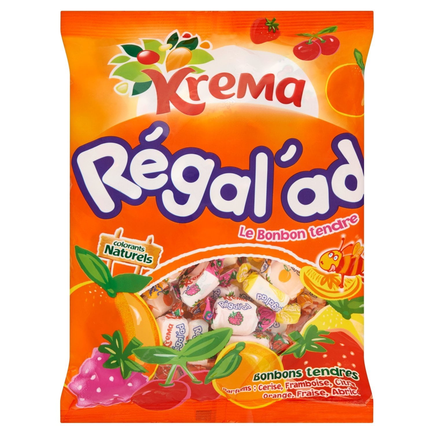 Krema Regal'ad Fruit Chewy SAF21 Candy From France 150 Gr - Walmart.com