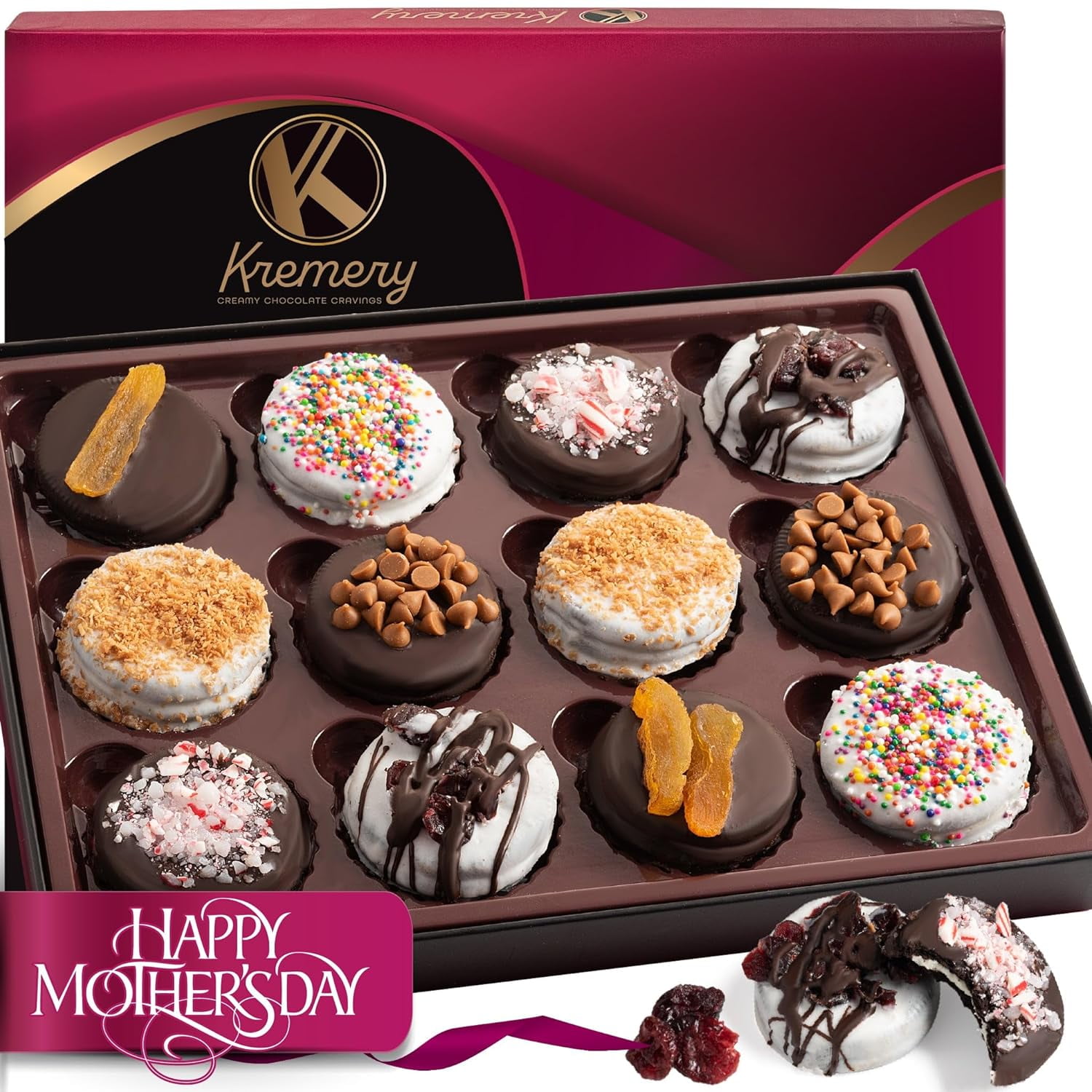 KREMERY Creamy Chocolate Cravings - Mothers Day Chocolate Covered Oreo ...