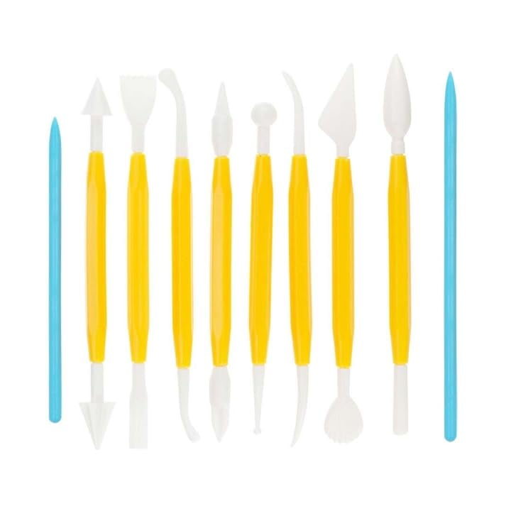 Kreni Plastic Carving Double Heads Pottery Clay Ceramic Polymer Paper ...