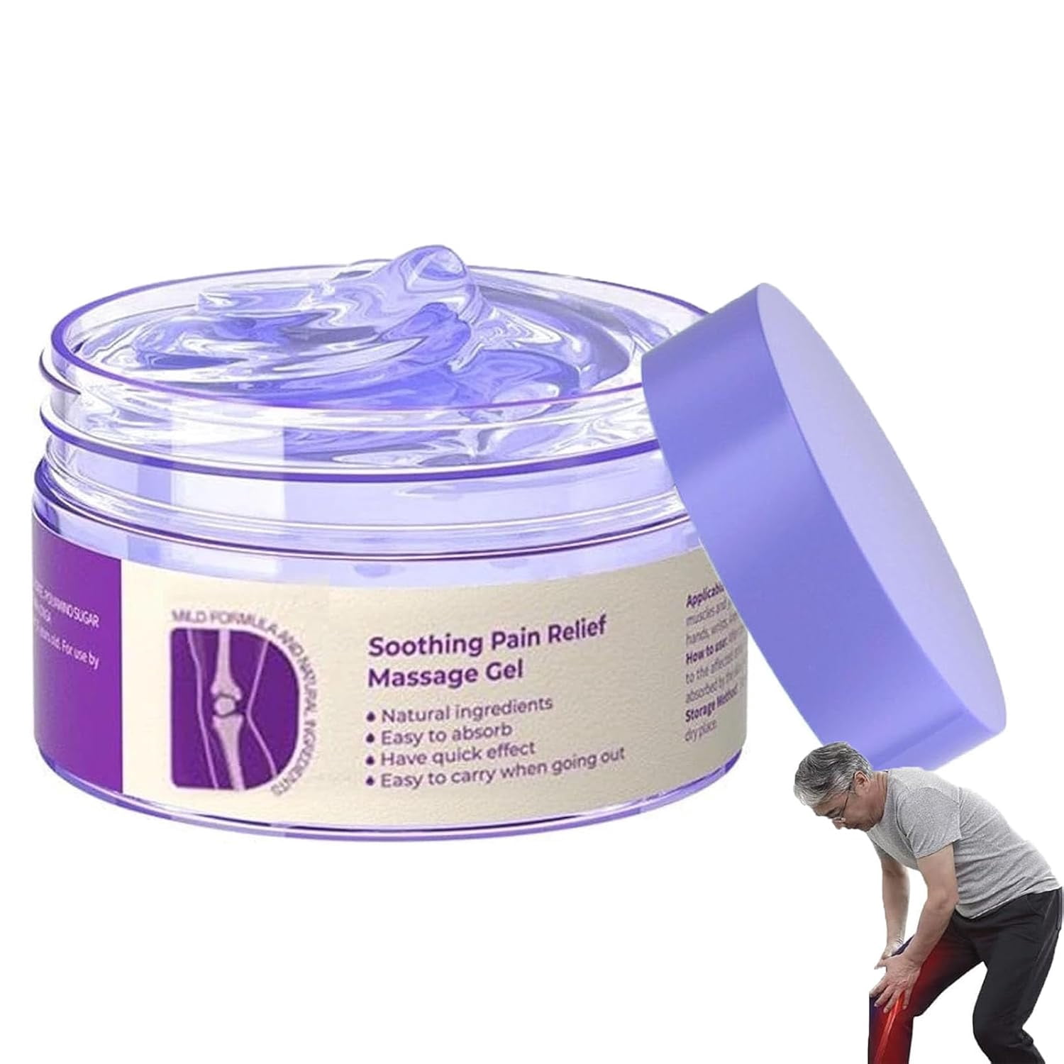 Kresin Joint Pain Gel Purple Gel,Kresin Joint Pain Gel,Soothes Knees ...