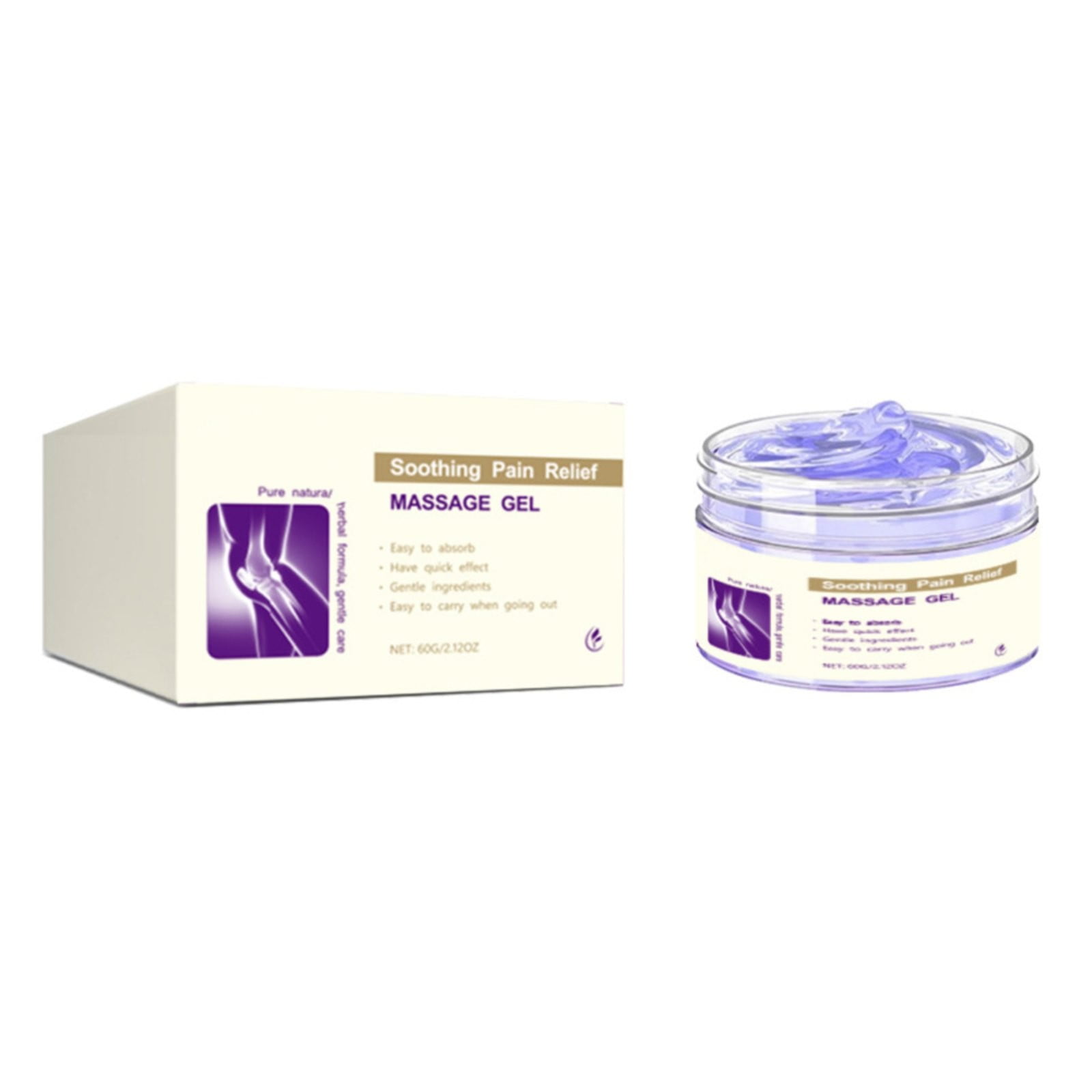 Kresin Joint Pain Gel Purple Gel, Kresin Soothing Pain Massage Gel ...