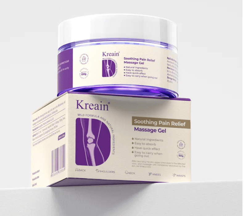 Kresin Joint Pain Gel Purple Gel Natural Cooling Massage Gel Soothes ...