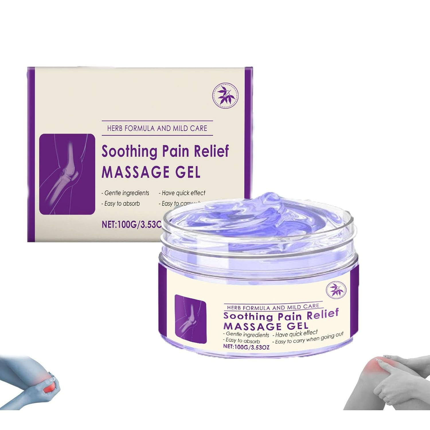 Kresin Joint Pain Purple Gel, Natural Blend of Purple Gel, Purple Joint ...