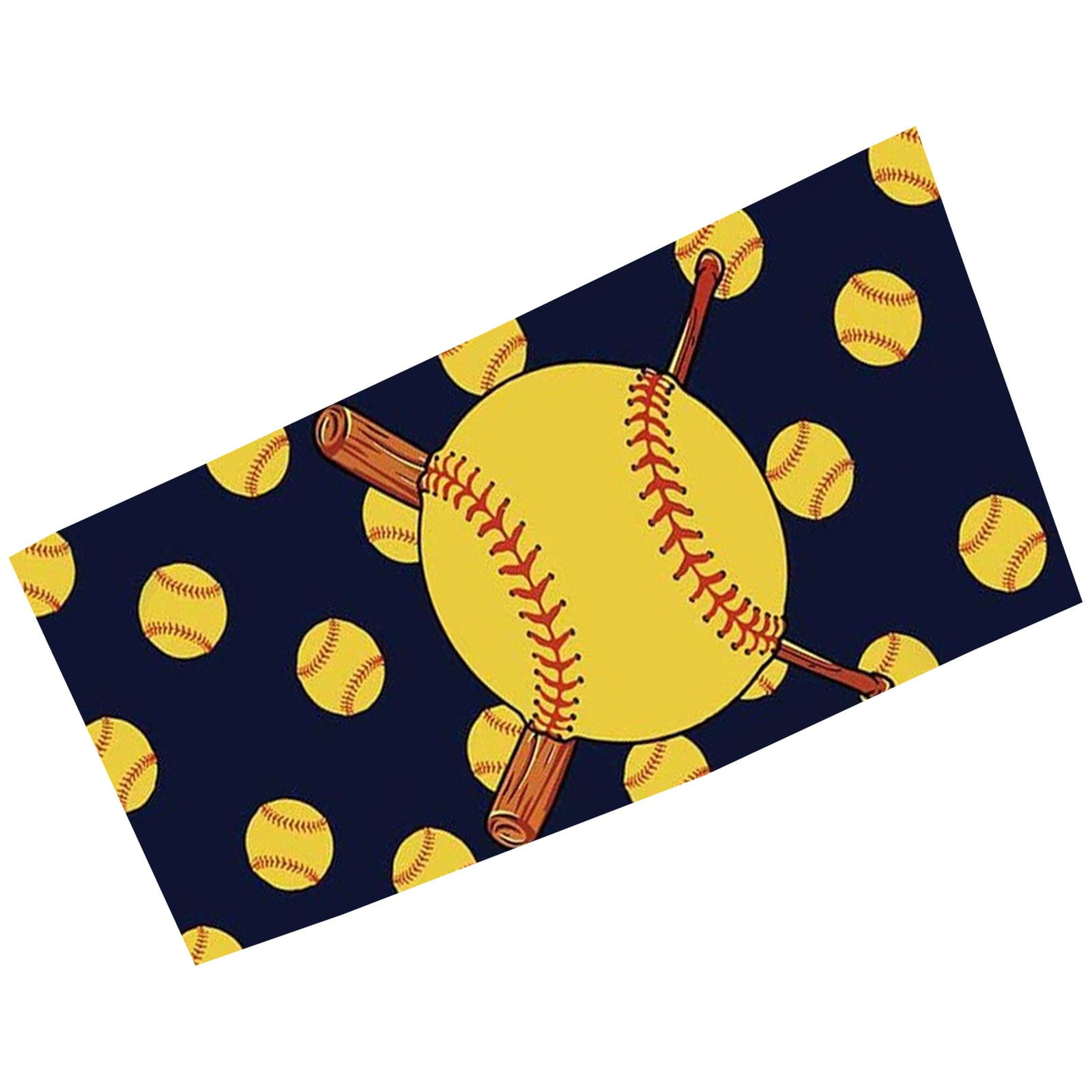 CRCMUHE Microfiber Beach Towels Baseball Tennis Beach Towel Double ...