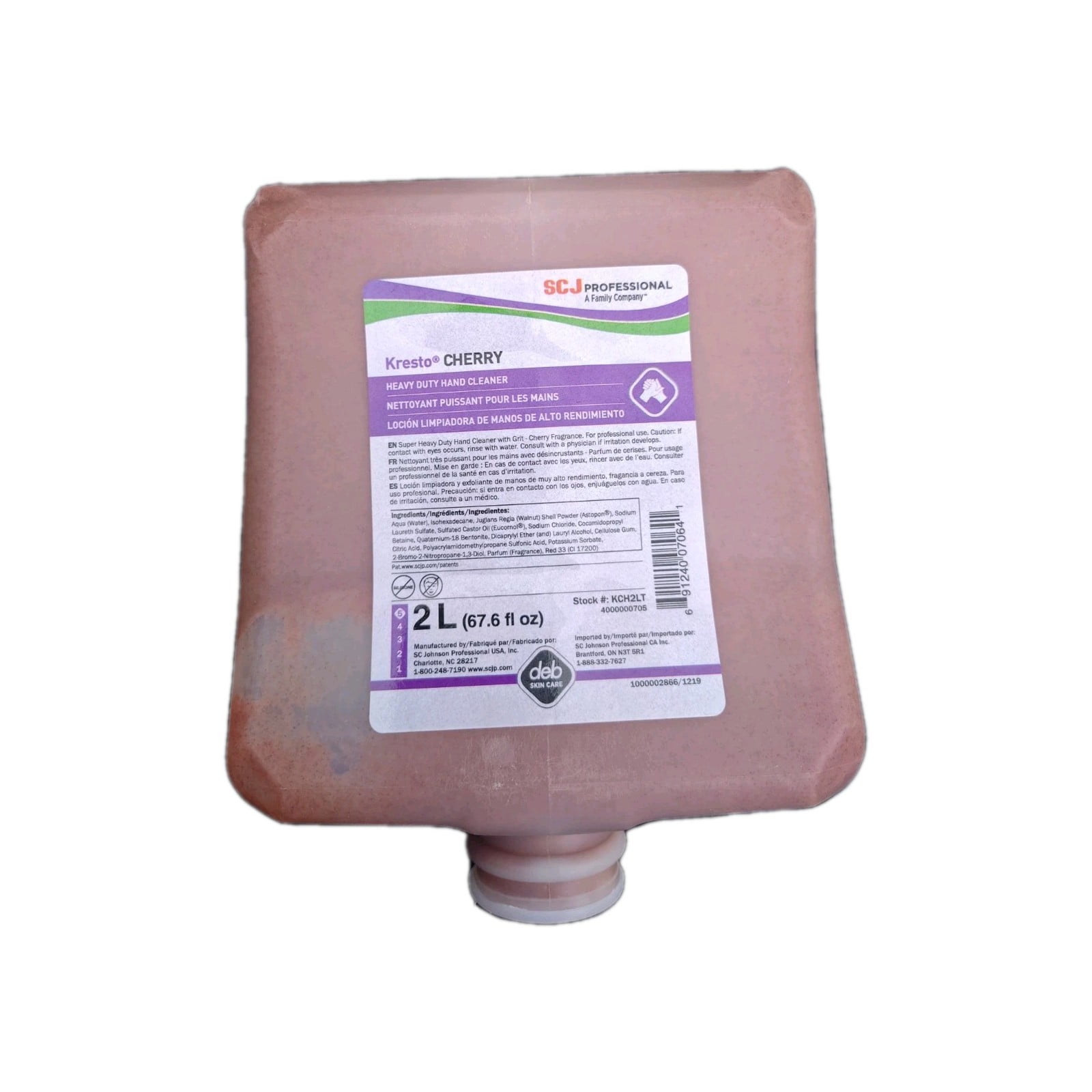 Kresto Cherry Super Heavy-Duty Hand Cleaner Stoko DEB KCH2LT (4 Bottles ...