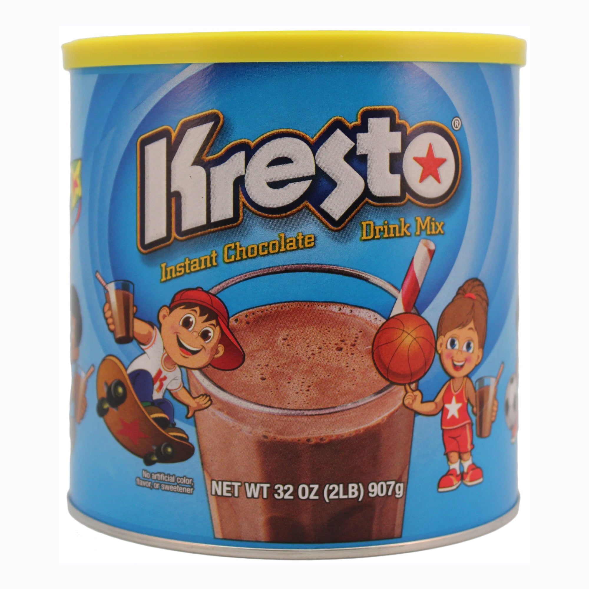 Kresto Chocolate Flavor Powder Drink Mix 32 oz, Can - Walmart.com
