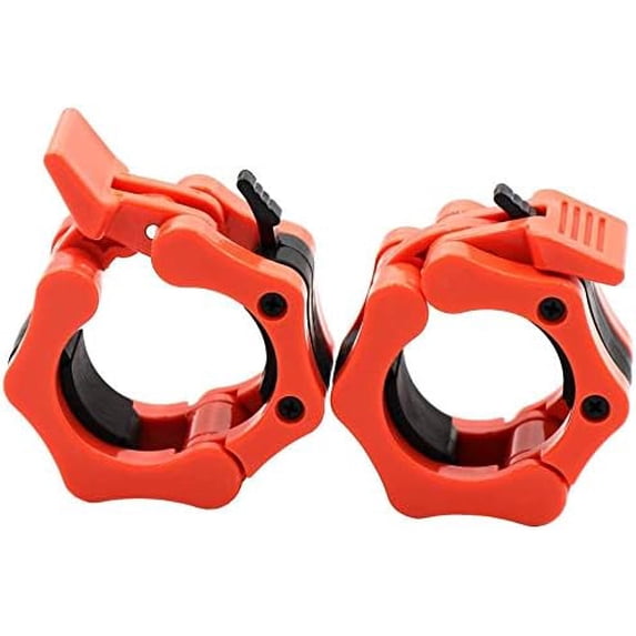 Kreytis Fitness 2 Inch Quick Release Rubber Clamp Lock Exercise Collar ...