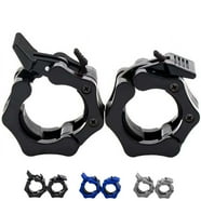 RitFit 2 In. Olympic Barbell Clips Set of 2, Barbell Clamps with ABS ...