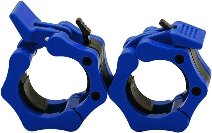 Kreytis Fitness Olympic Barbell Clamps Collars Quick Release Pair of ...