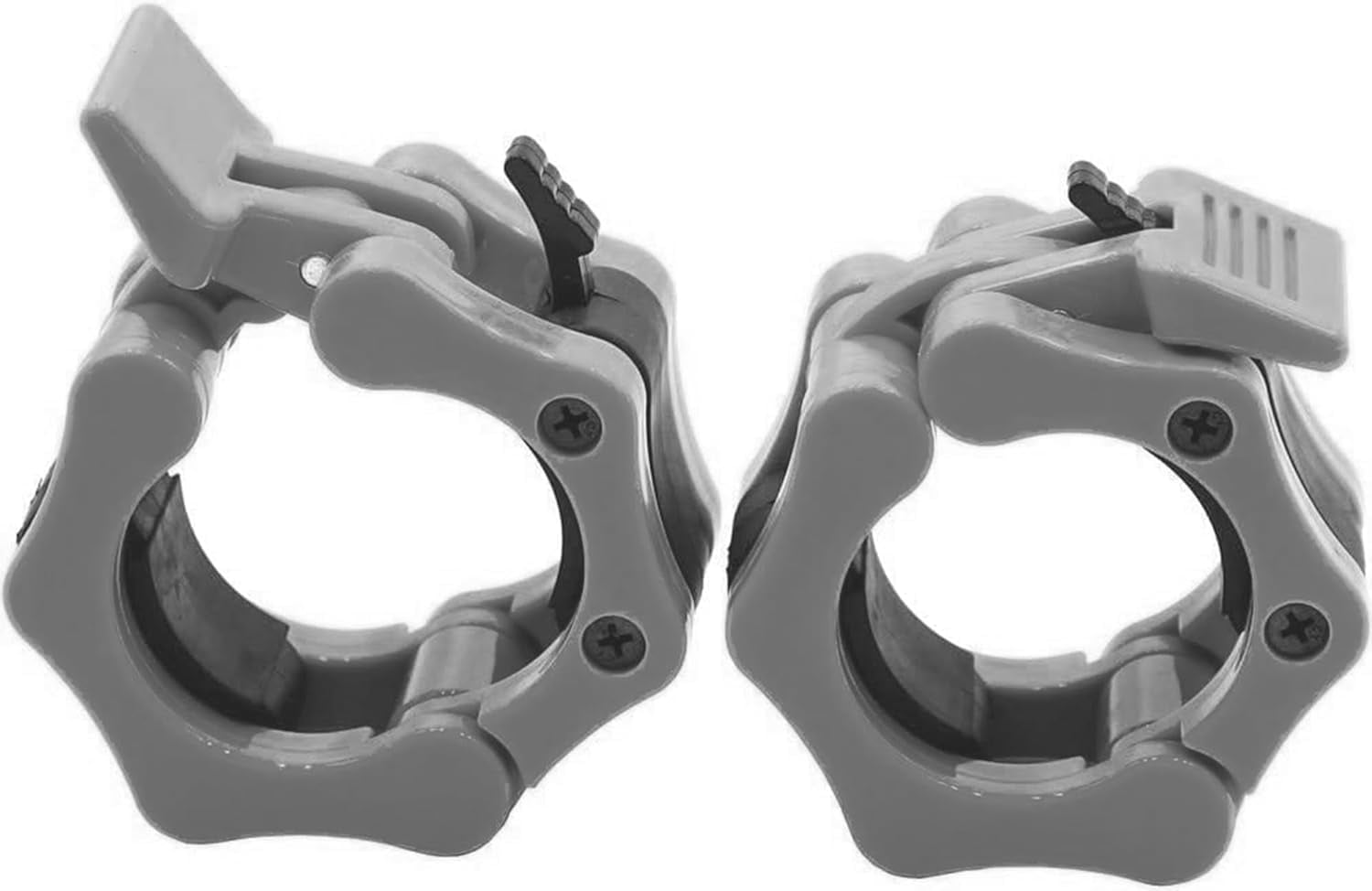 Kreytis Fitness Olympic Barbell Clamps Collars Quick Release Pair of ...