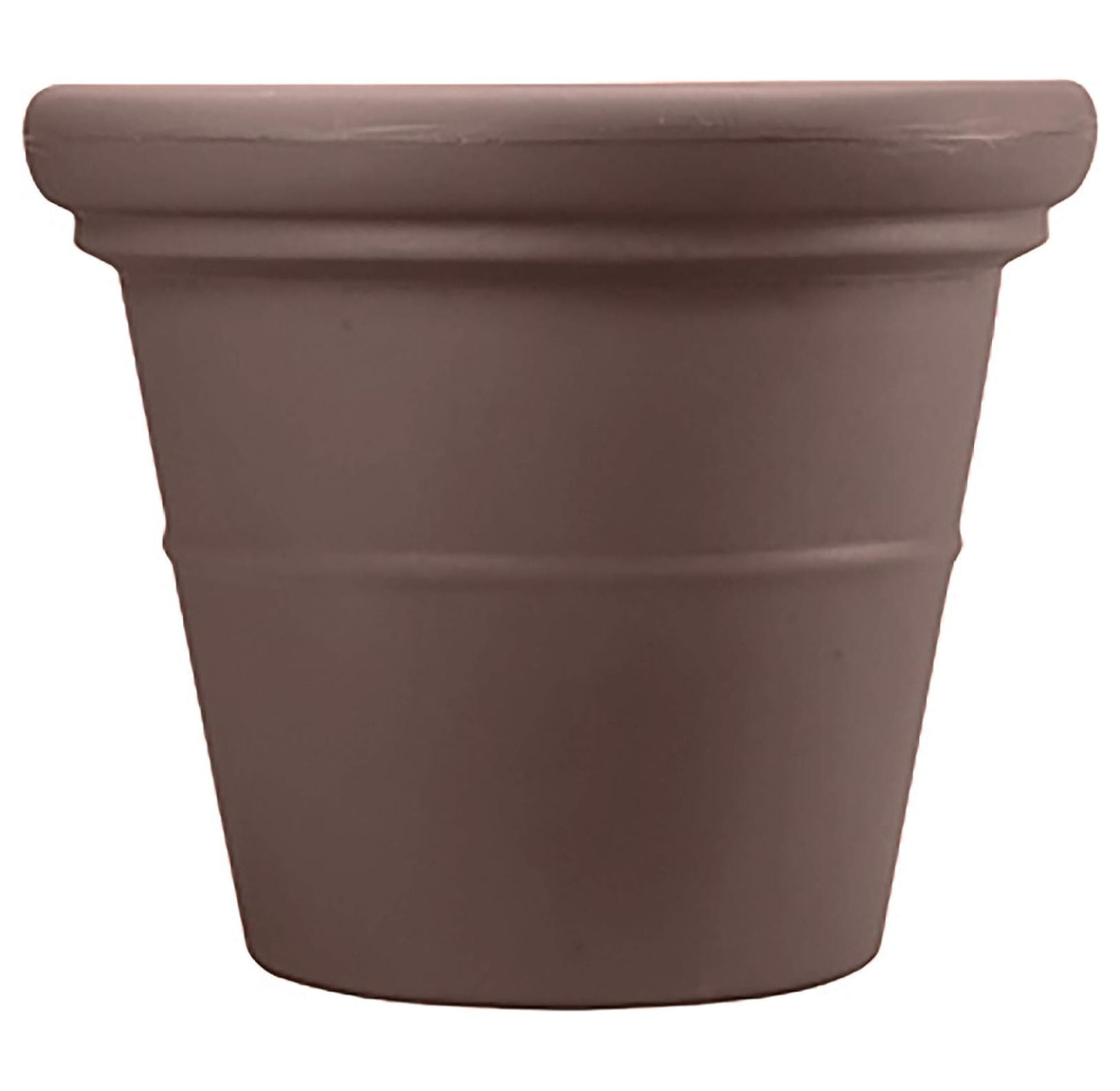 KriKac 20 Inch Terrazzo Extra Large Round Planter - Rolled Rim Weather ...