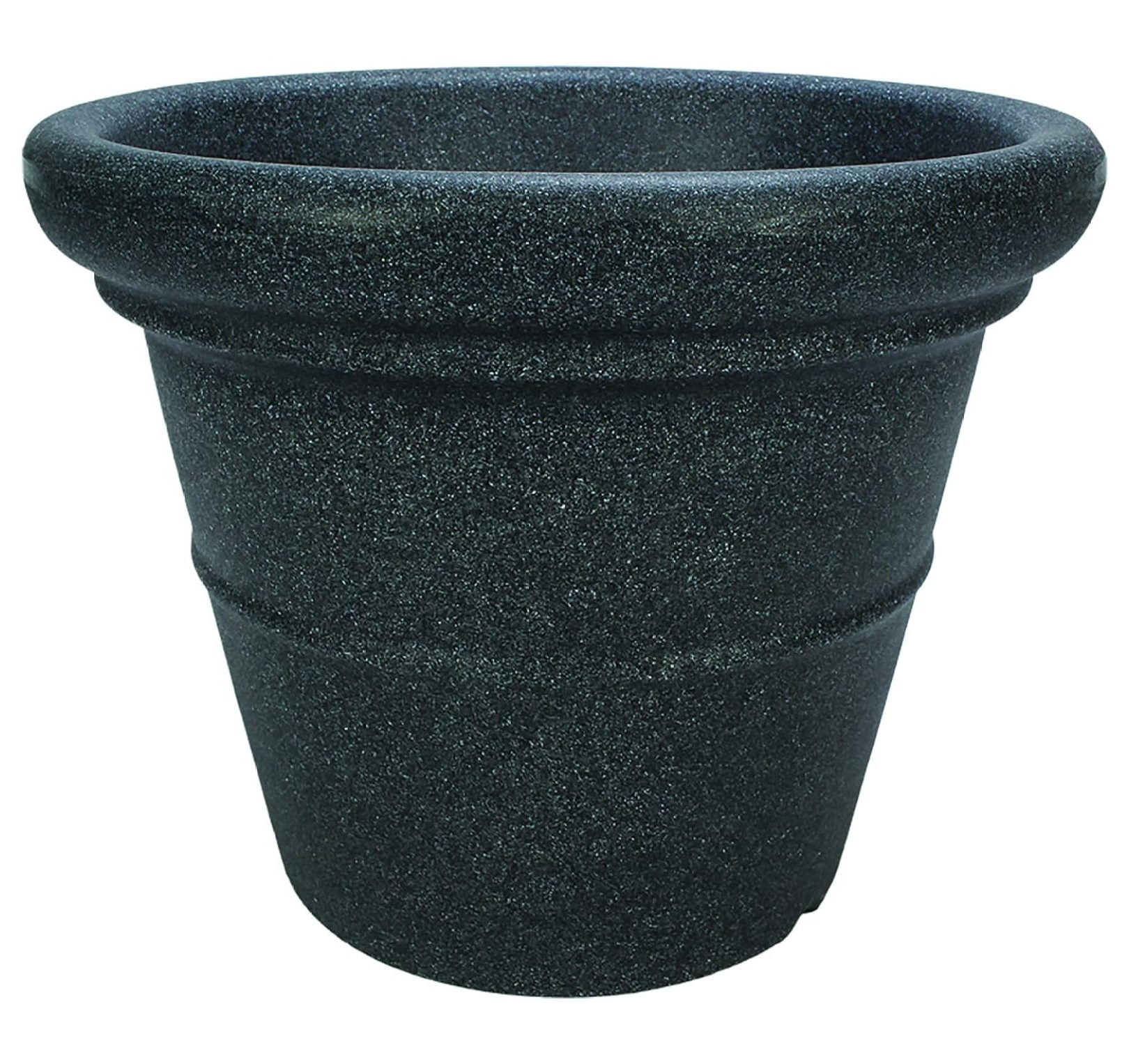 KriKac 42 Inch Terrazzo Extra Large Round Planter - Rolled Rim Weather ...