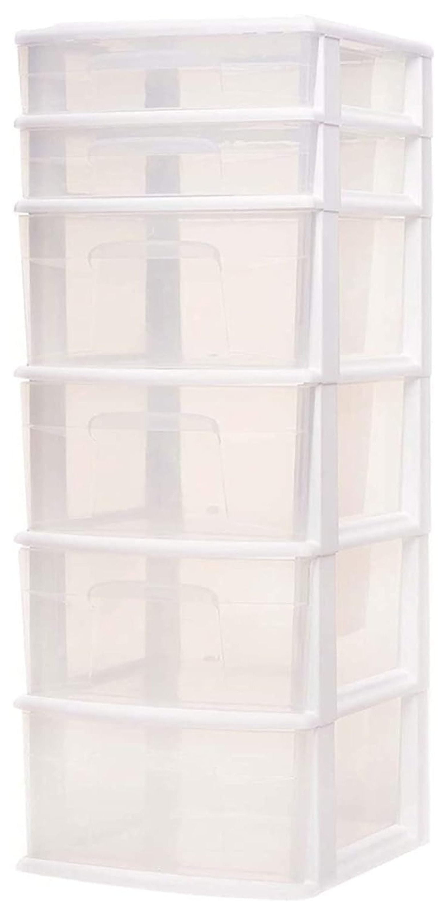 KriKac 6-Drawer Cart Organizer, Plastic Storage Drawers, Home Storage ...