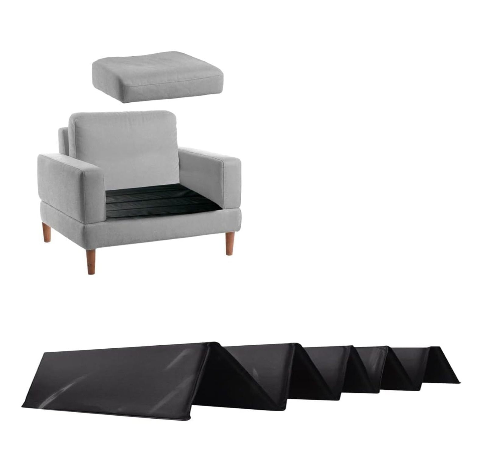 KriKac Deluxe Adjustable Furniture Fix Sagging Cushion Seat Saver ...