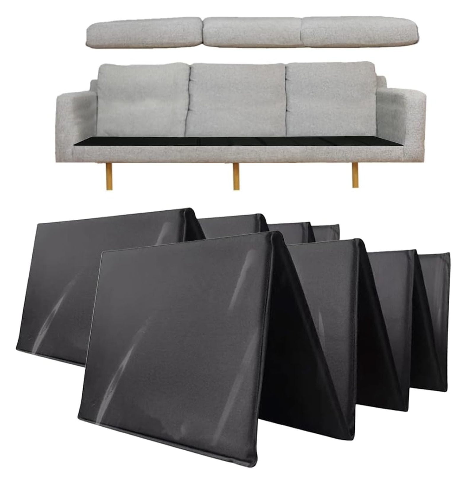 KriKac Deluxe Extra Thick Sagging Furniture Cushion Support Insert ...