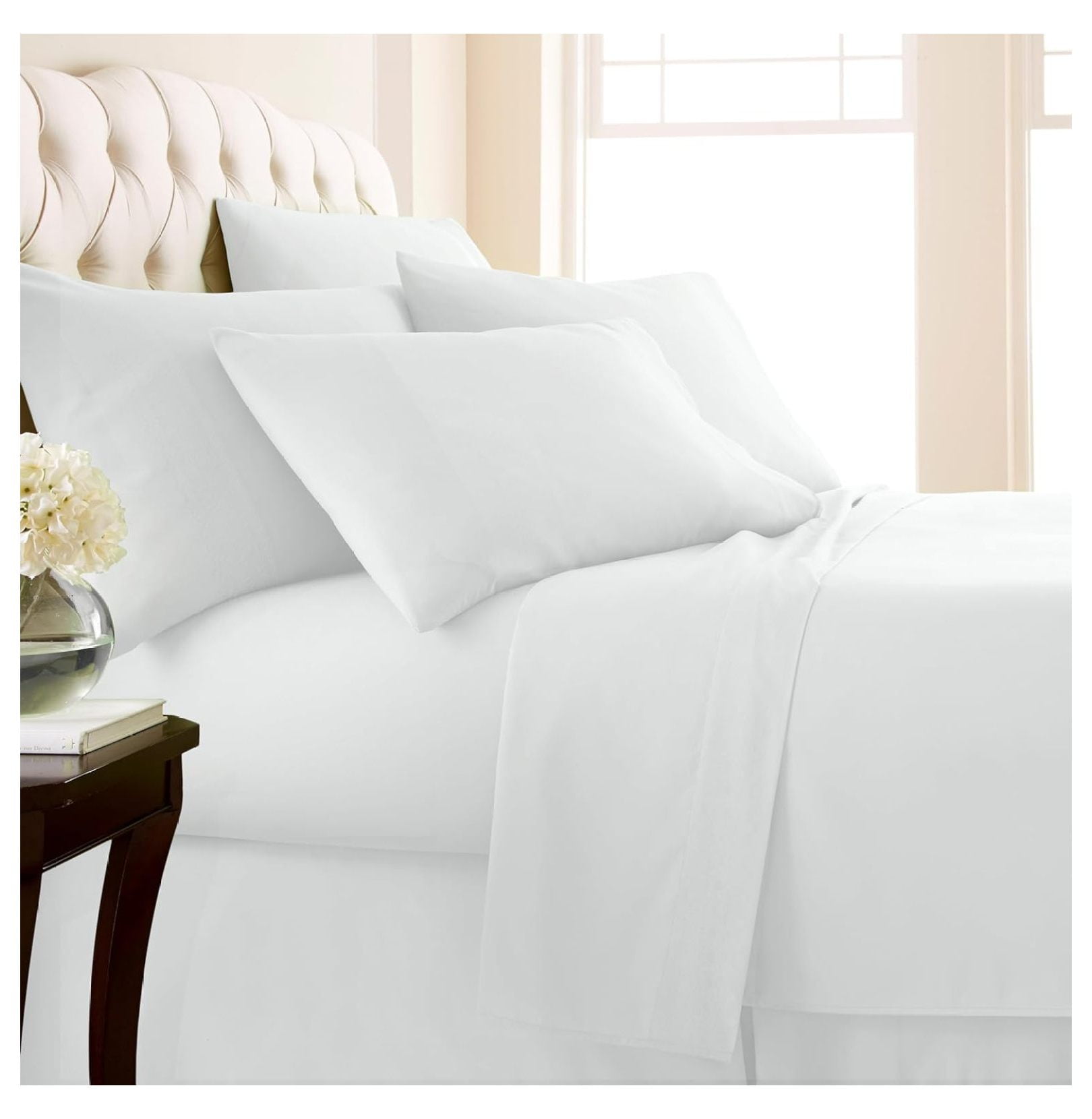 KriKac Extra Deep Pocket King Size Sheets Set, 6-Piece Ultra-Soft ...