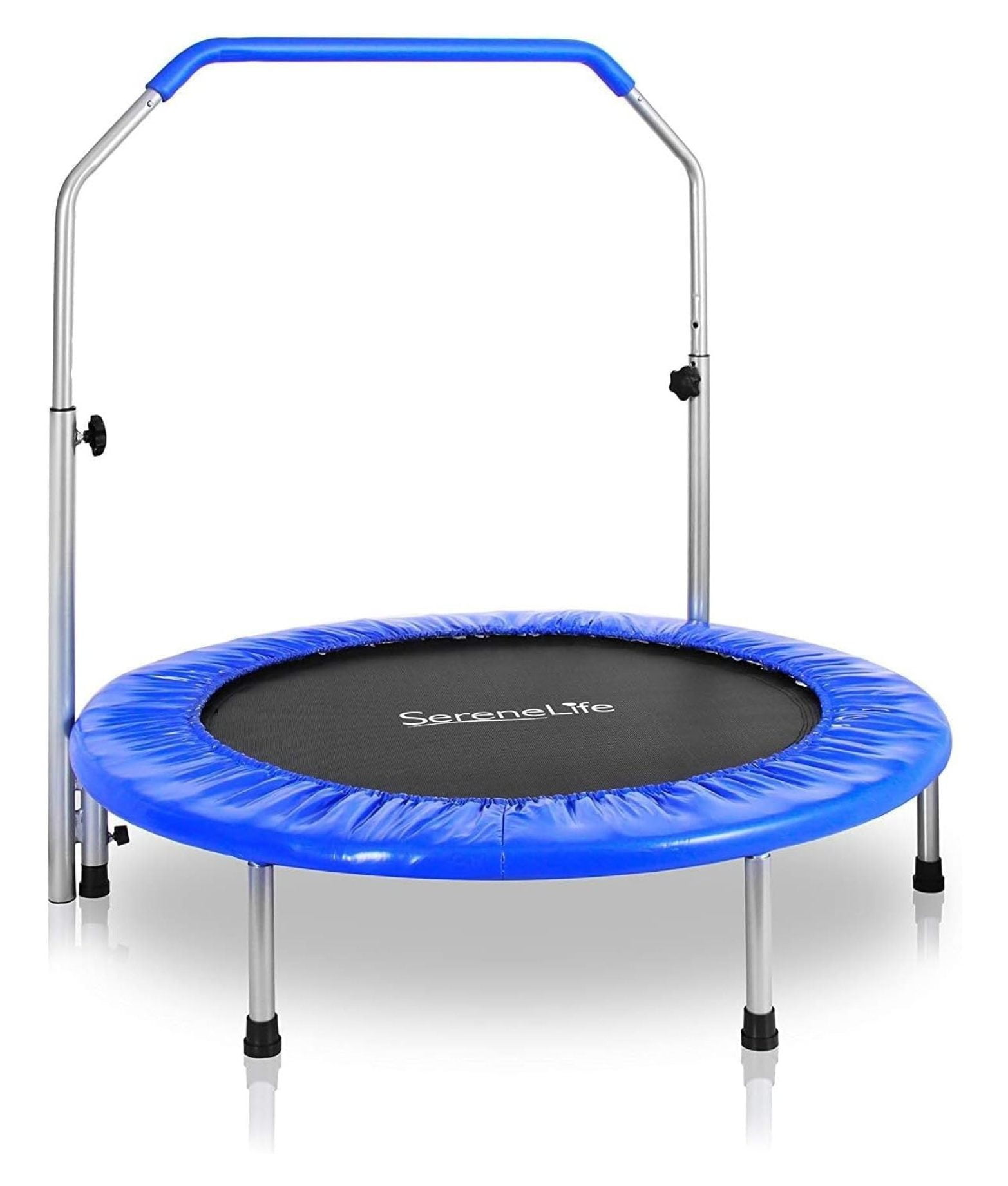 KriKac Portable & Foldable Trampoline - 40" in-Home Mini Rebounder with ...