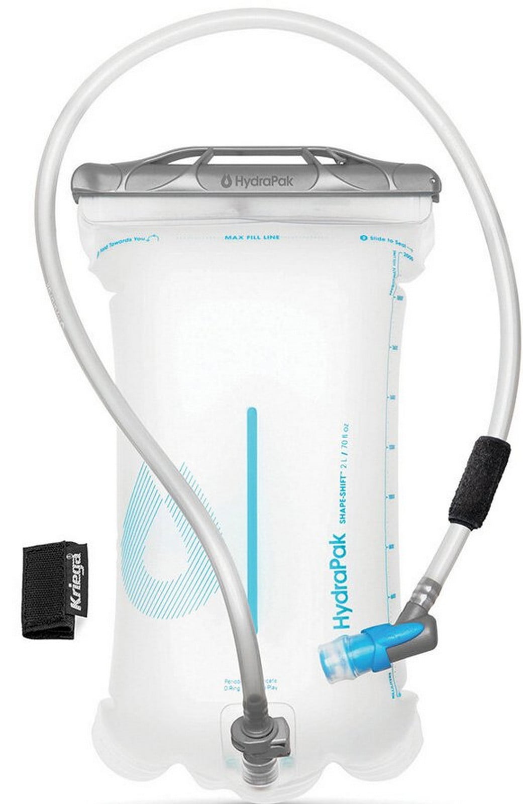 Kriega 2 Liter Reservoir Shape-Shift Hydrapak Bladder Clear - Walmart.com
