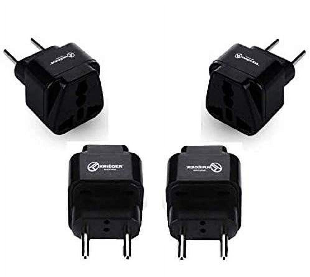 Krieger European Power Adapter - Type C Travel Adapter - Universal to ...