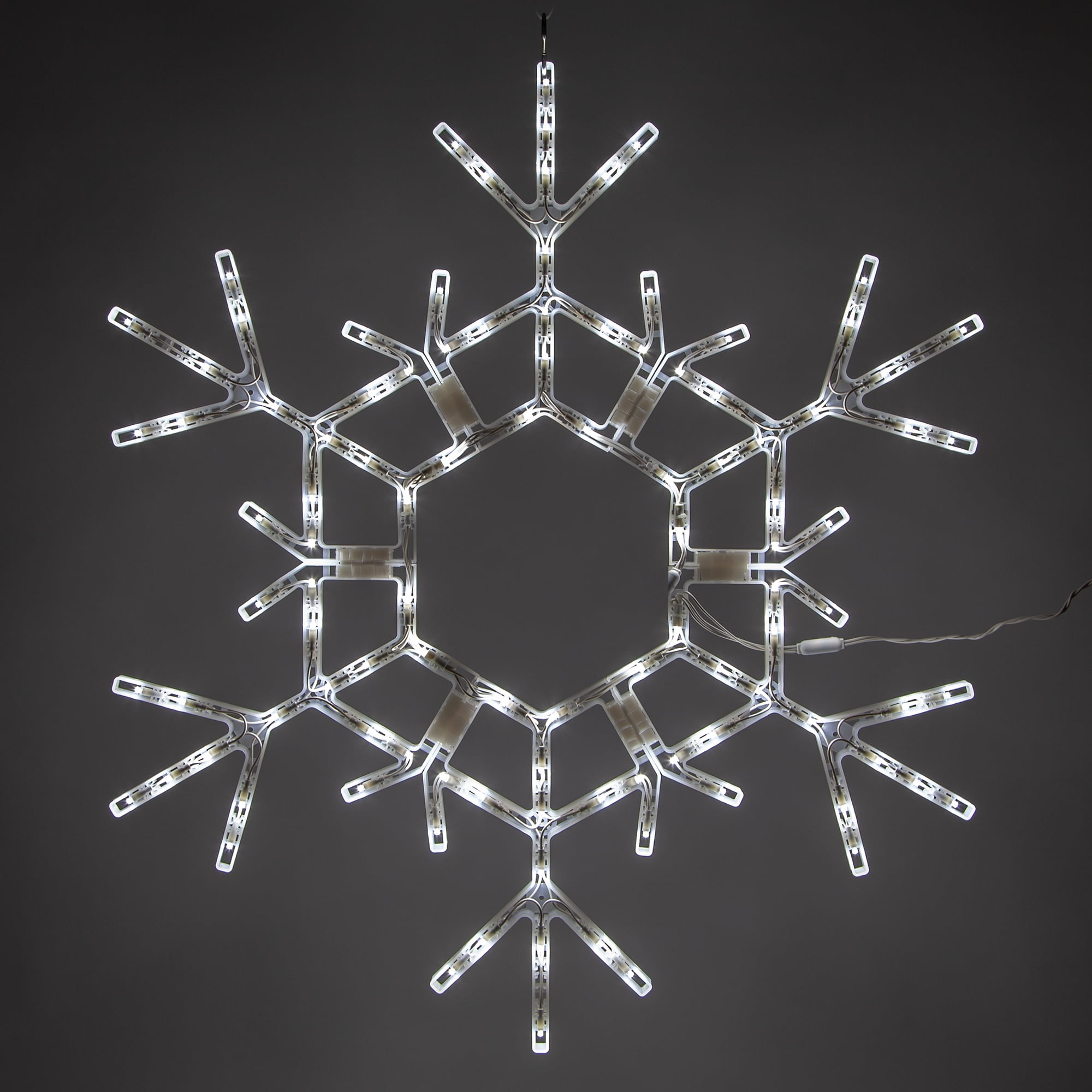 Kringle Traditions 36” LED Christmas Snowflake Light, Indoor/Outdoor ...