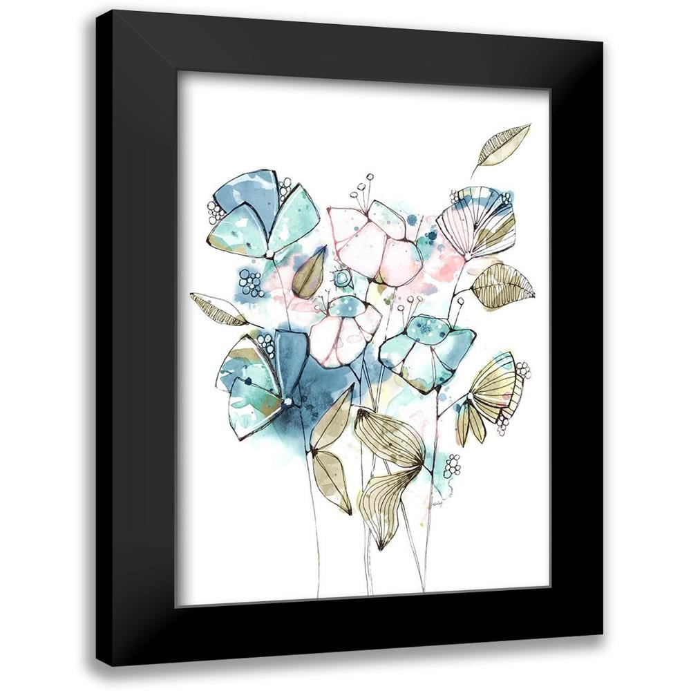 Krinlox 11x14 Black Modern Framed Museum Art Print Titled - Blooming ...