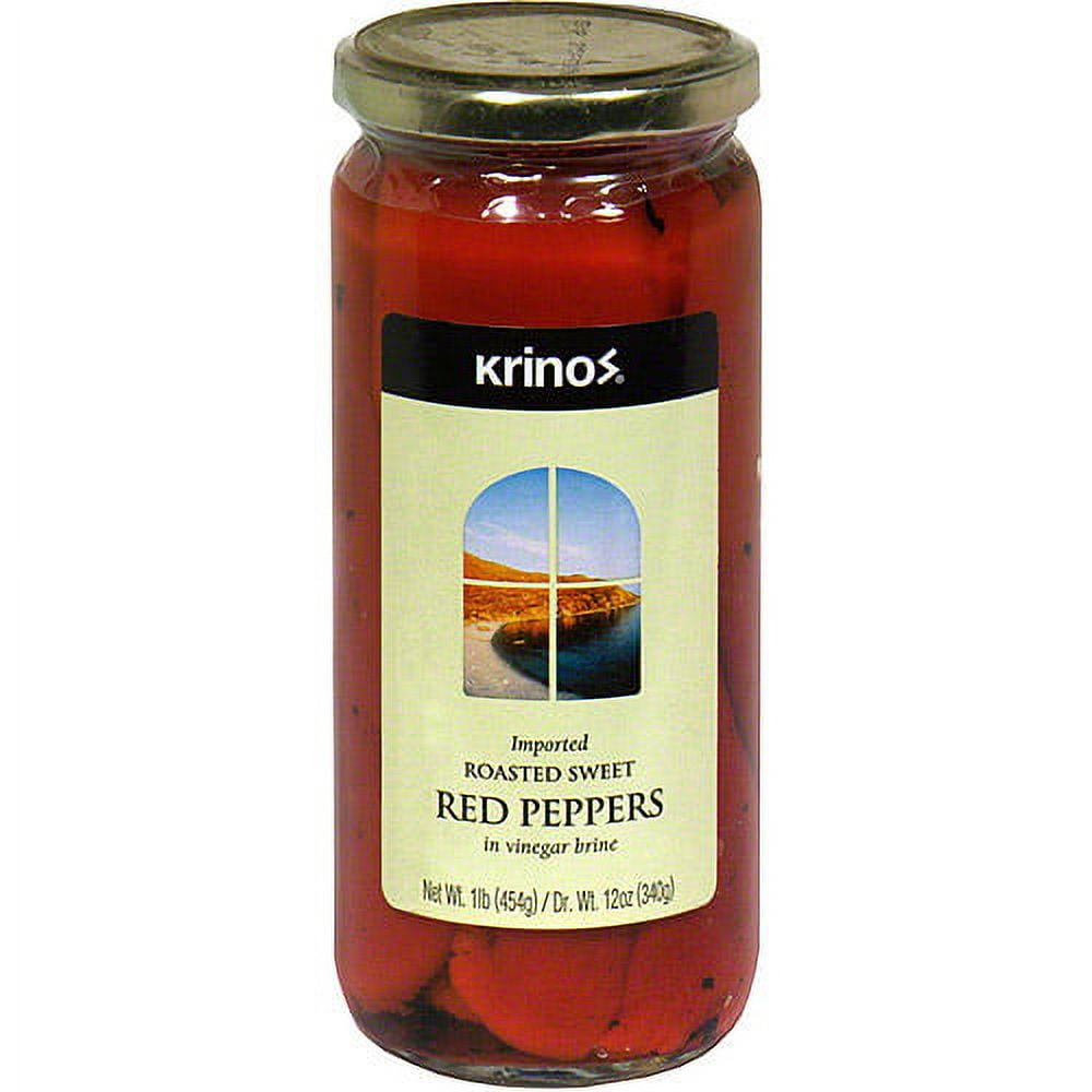 Krinos Roasted Sweet Red Peppers, 1 lb (Pack of 6) - Walmart.com